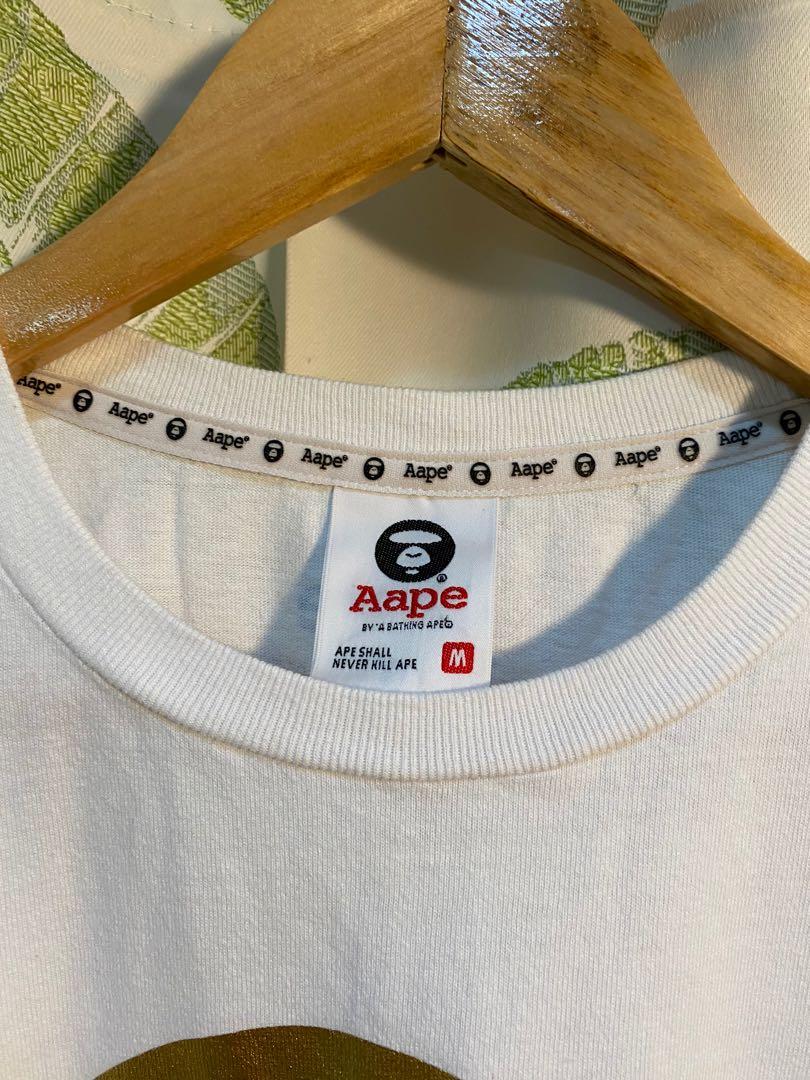 AAPE GOLD LOGO, Men's Fashion, Tops & Sets, Tshirts & Polo Shirts on Carousell