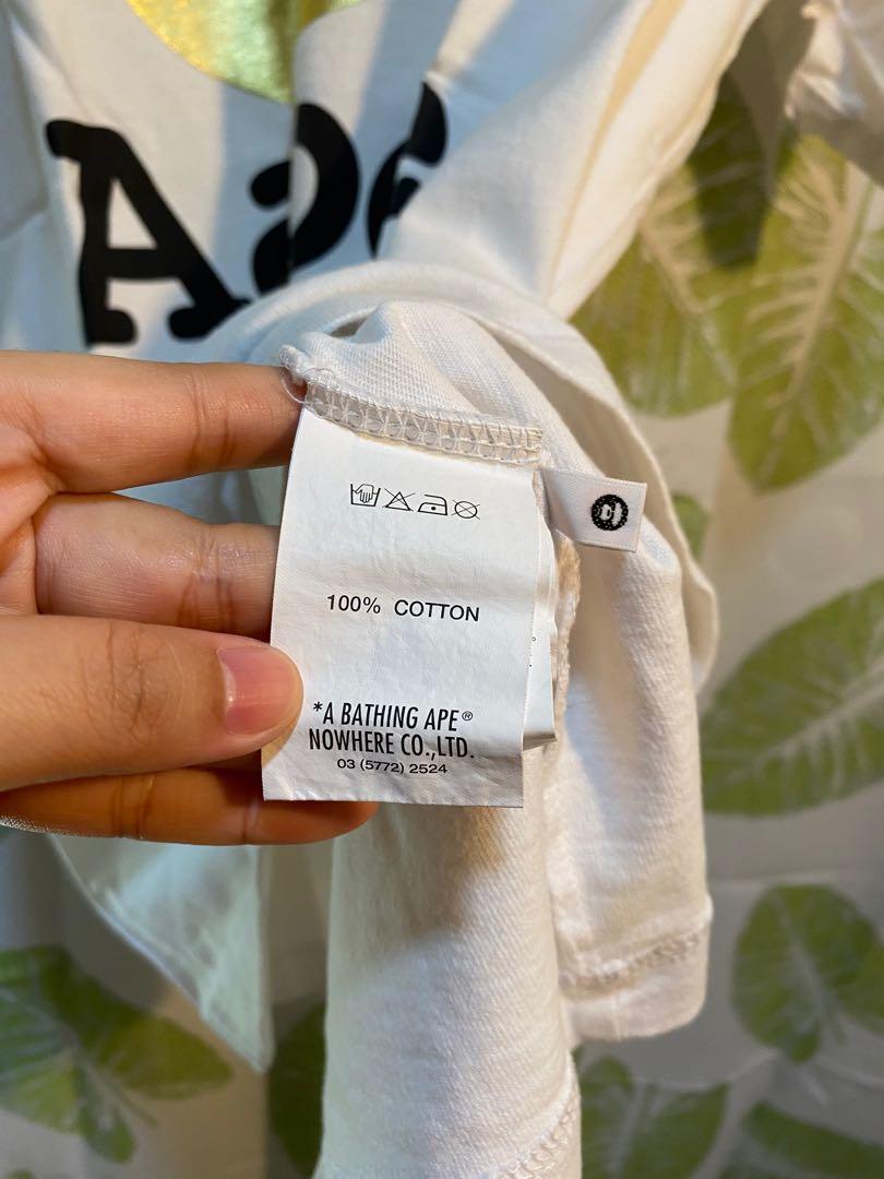 AAPE GOLD LOGO, Men's Fashion, Tops & Sets, Tshirts & Polo Shirts on ...