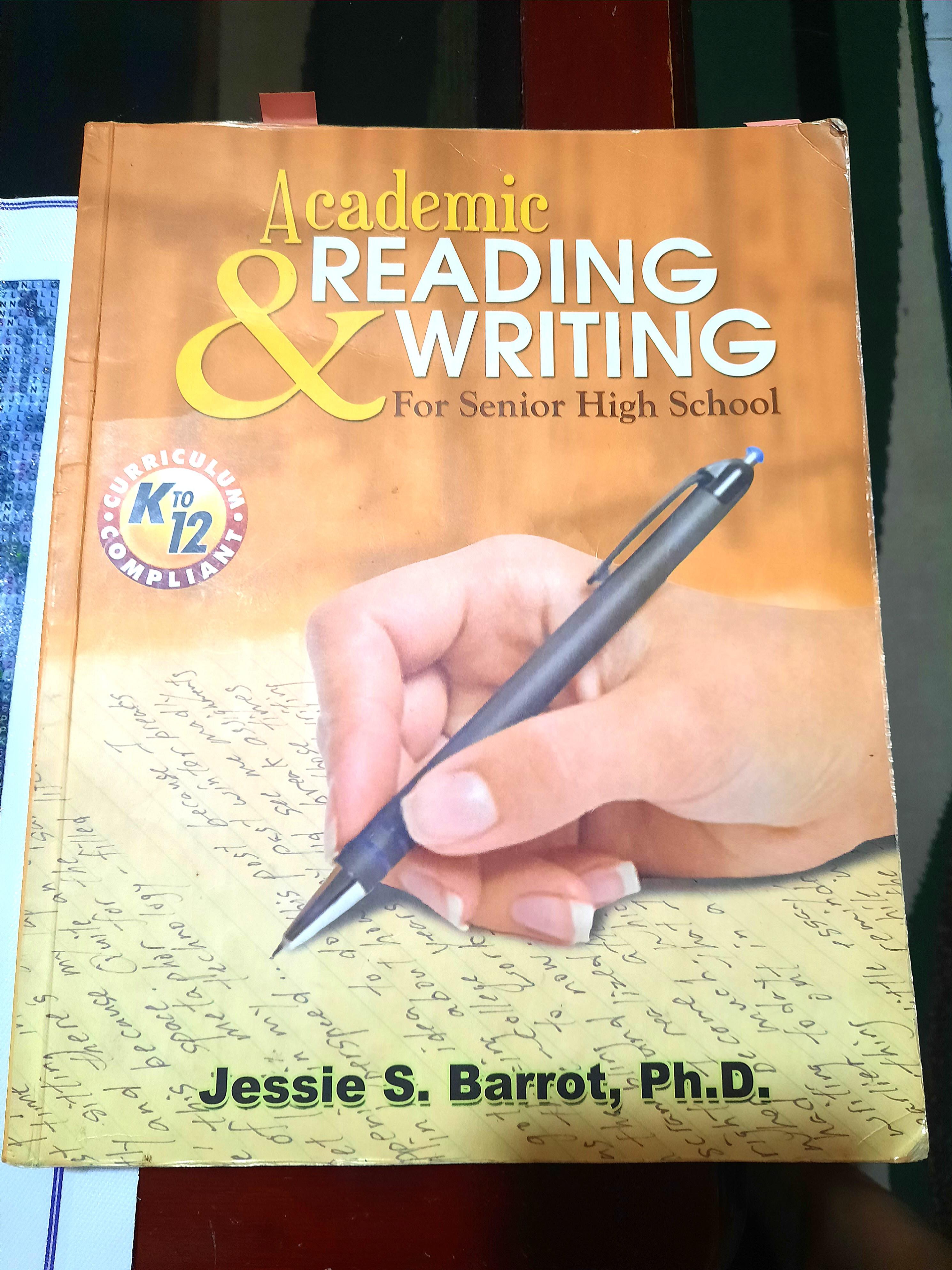Academic Reading Writing Grade 11 SHS Book Hobbies Toys Books 
