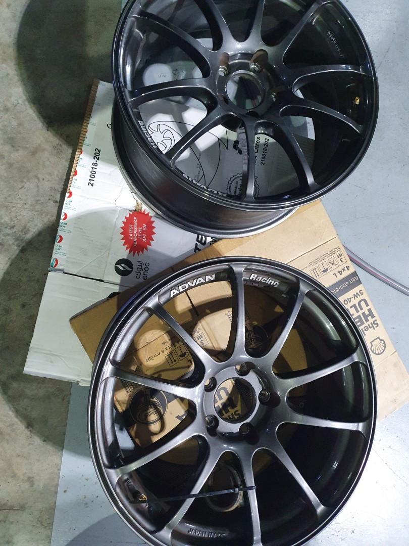 Advan RZ original, Car Accessories, Tyres & Rims on Carousell