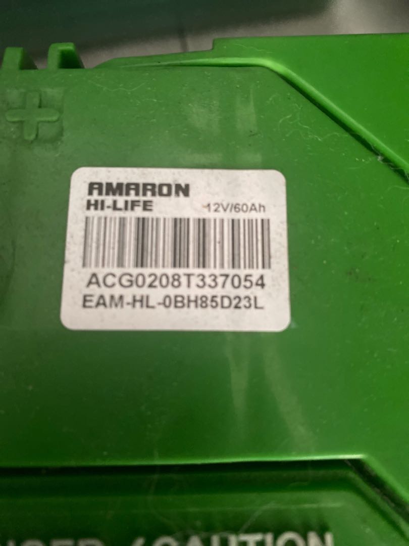 Amaron High Life Car Battery, Car Accessories, Accessories on Carousell