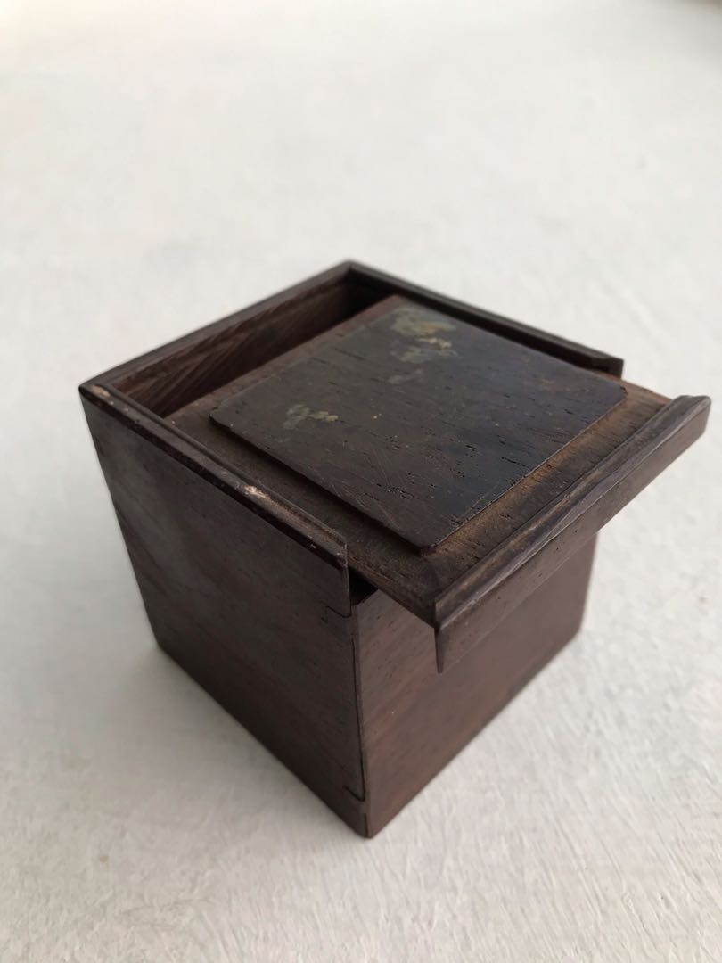 Antique wooden small box, Furniture & Home Living, Home Decor, Wall ...