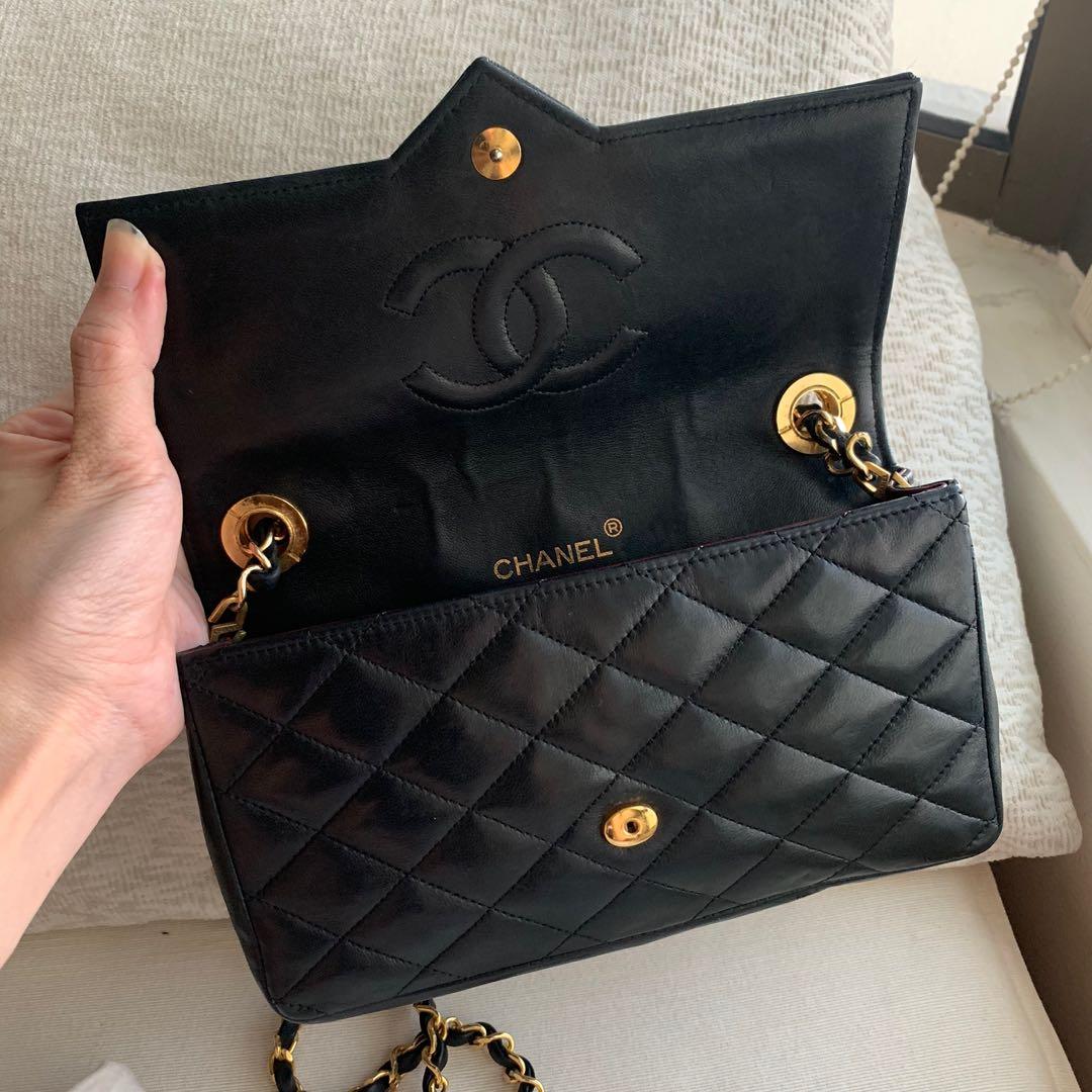 AUTHENTIC CHANEL Crystal Encrusted CC Mini Flap Bag, Luxury, Bags ...