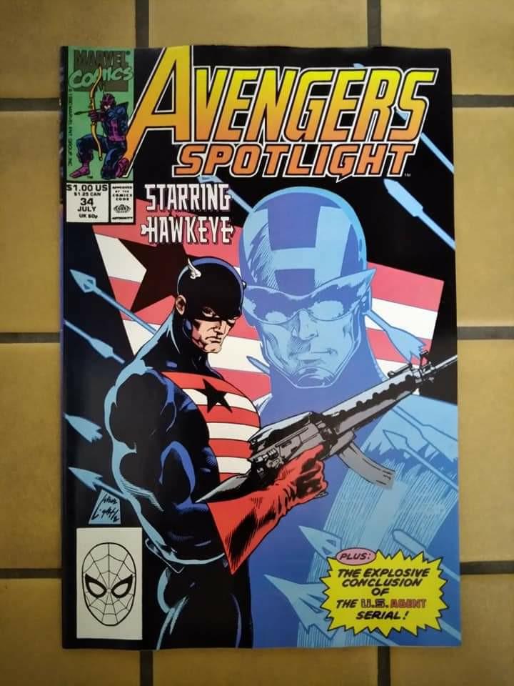 Avengers Spotlight #34 ( Steve Lightle - Cover Art ) Marvel Copper Age ...