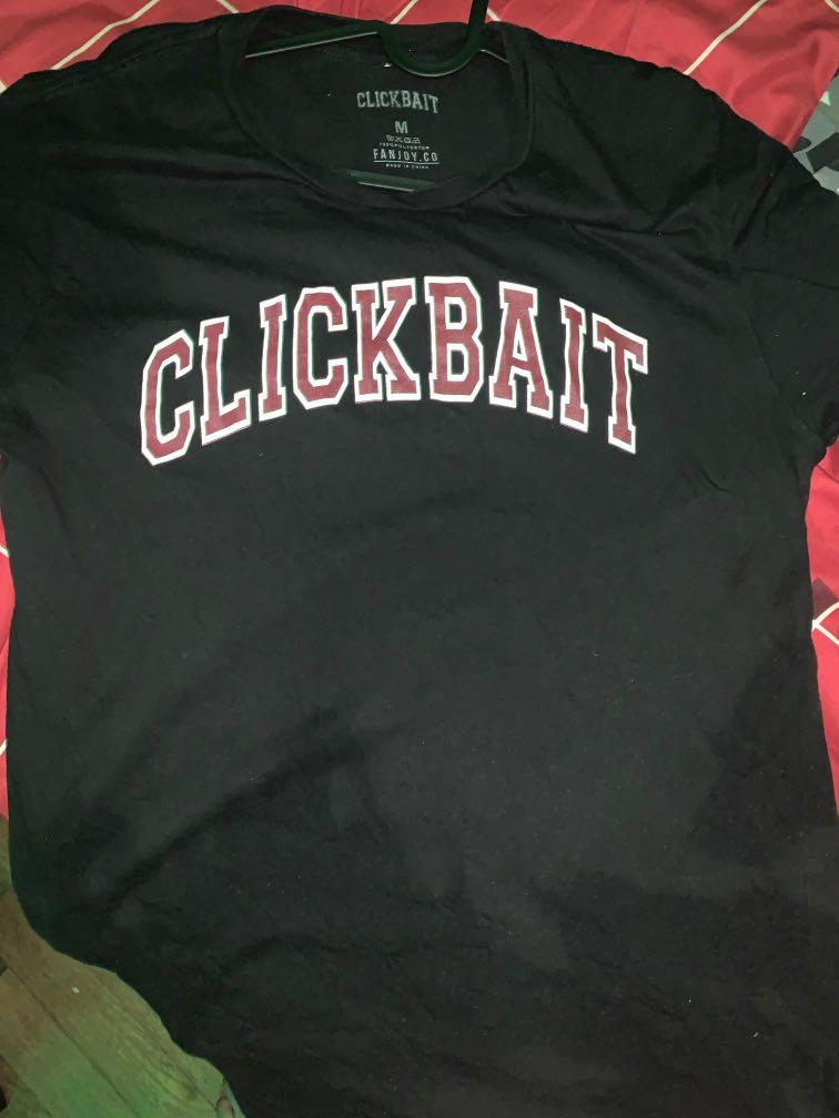 Clickbait Merch (David Dobrik) authentic, Men's Fashion, Clothes, Tops ...
