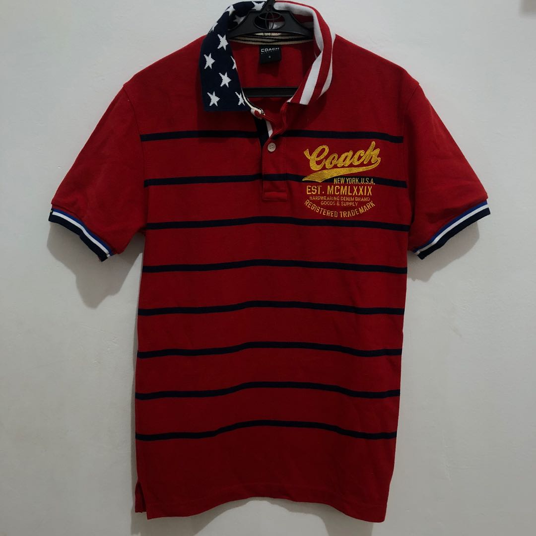 Coach Polo Shirt, Men's Fashion, Tops & Sets, Tshirts & Polo Shirts on ...