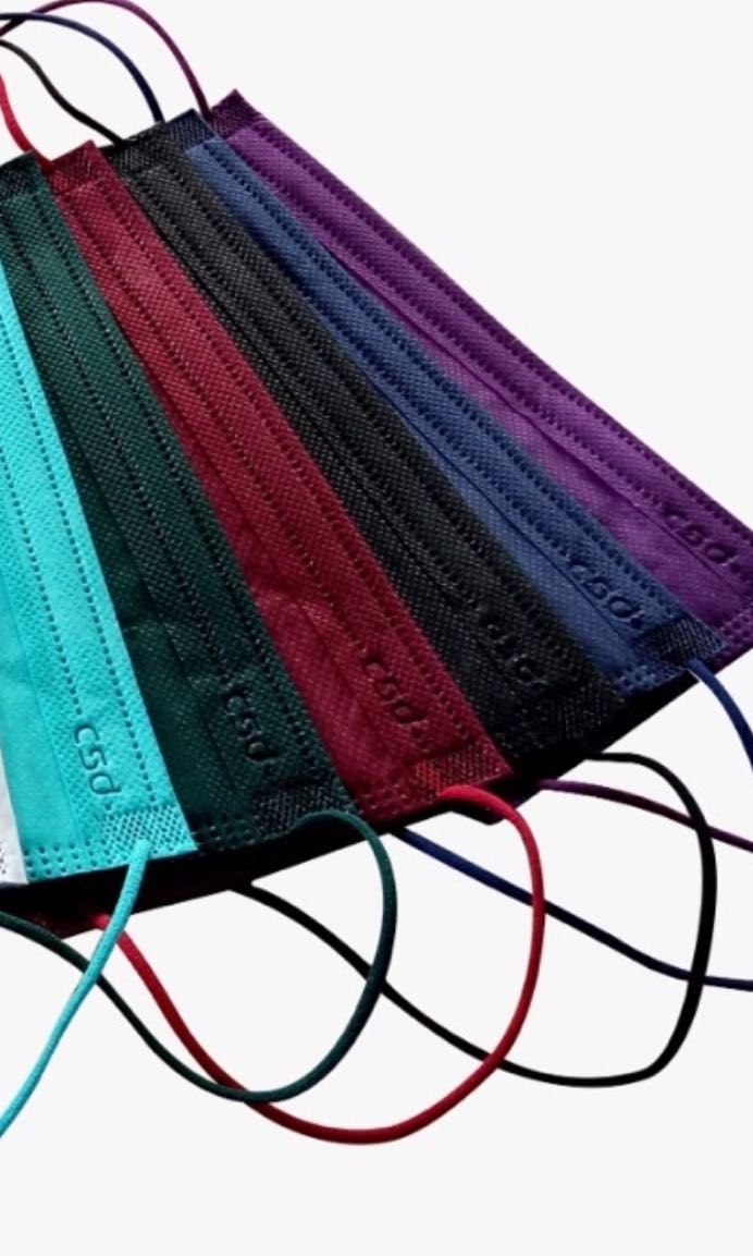 CSD COLORED SURGICAL MASK FROM TAIWAN, Health & Nutrition, Face Masks ...