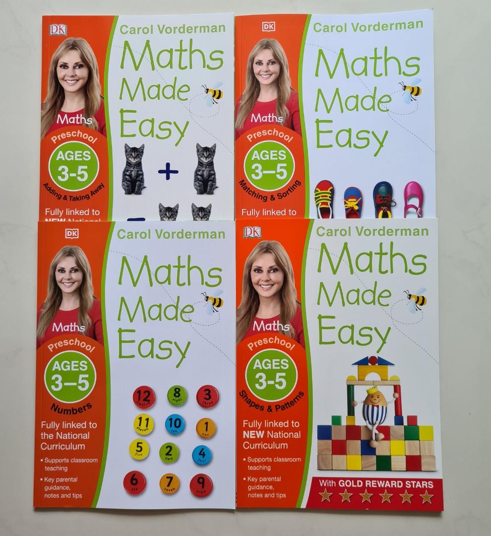DK Maths Made Easy Ages 3-5 Preschool, Books & Stationery, Children's ...