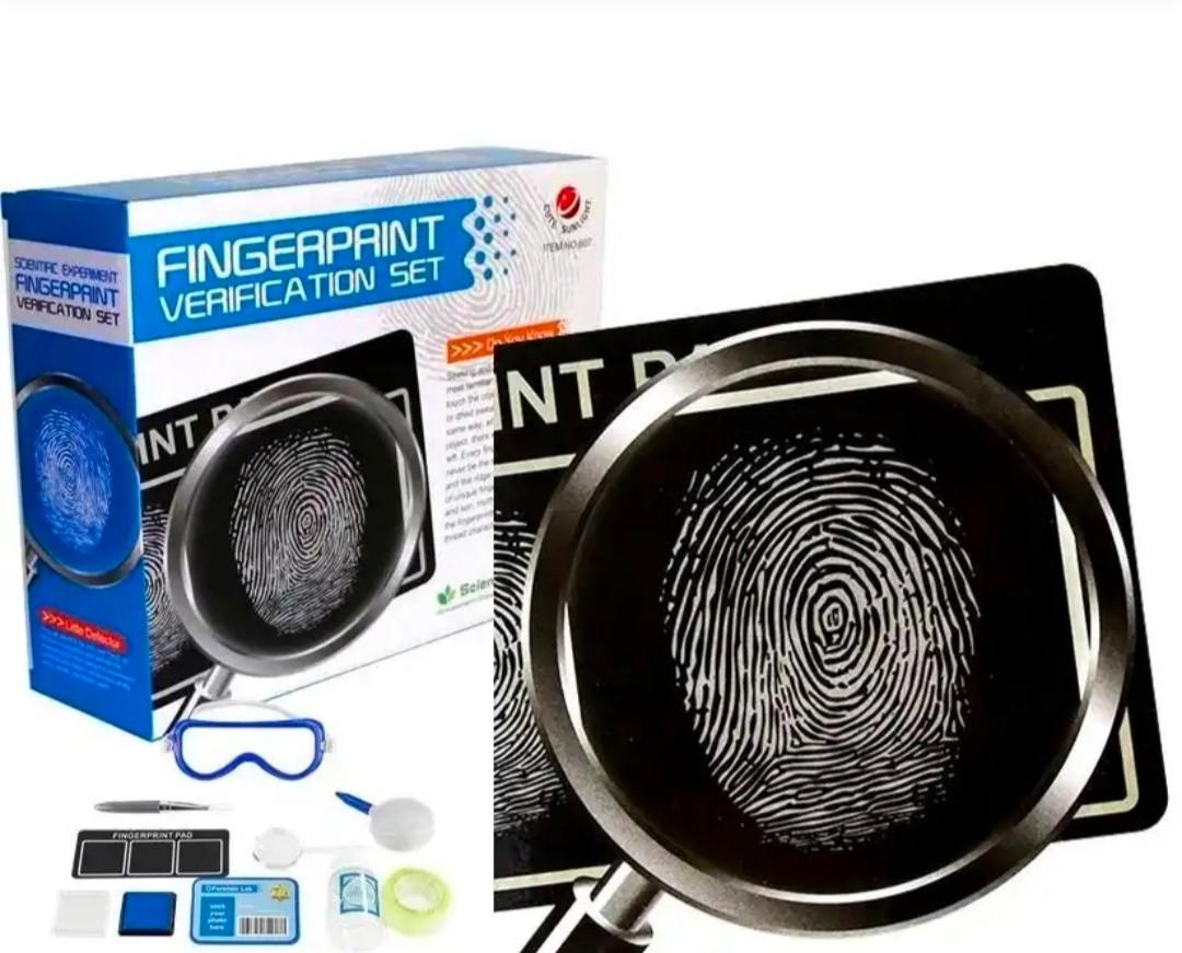 Fingerprint Verification Detective Forensic Science Exploration Kit for ...