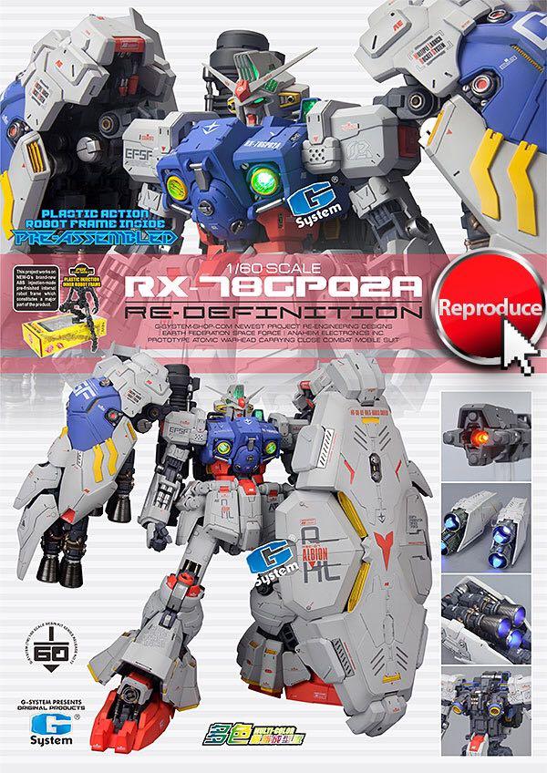 g system GP02 A 高達 gundam 1/60 pg級別 多色首辦, 興趣及遊戲, 玩具 & 遊戲類 - Carousell