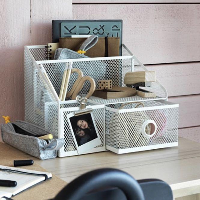 Ikea Dronjons Desk Organiser Stationery holder, Furniture & Home Living ...