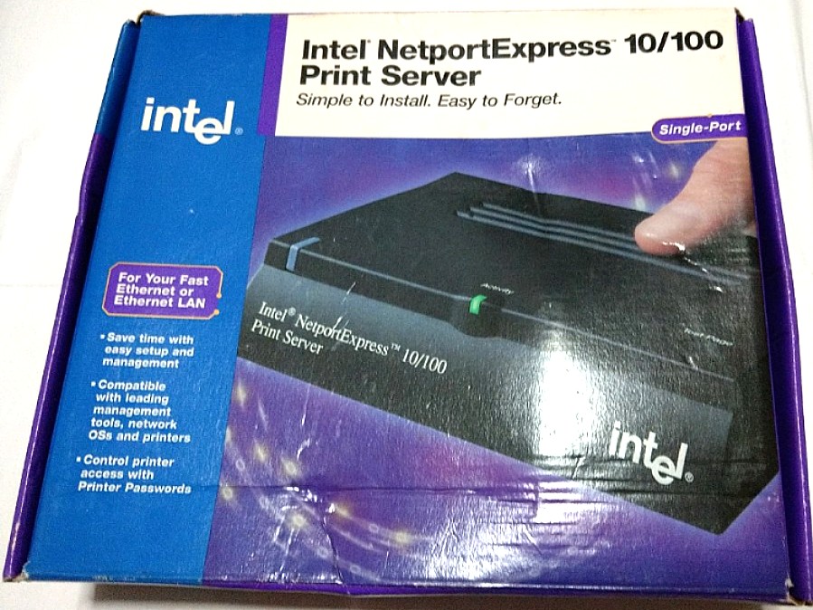 Intel NetportExpress 10/100 Print Server, Computers & Tech, Parts ...