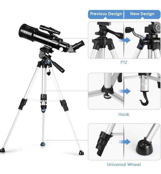 INTEY Ultra-Clear Portable Astronomy Telescope with Rucksack ...