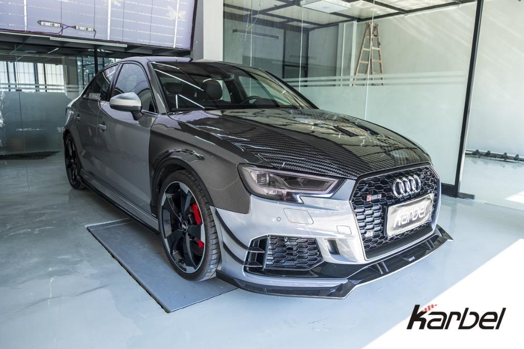 Karbel Audi RS3 8V2 Sedan Carbon Fibre Fender, Car Accessories ...