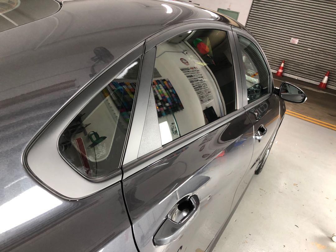 Kia cerato matte black window trim, Car Accessories, Accessories on ...