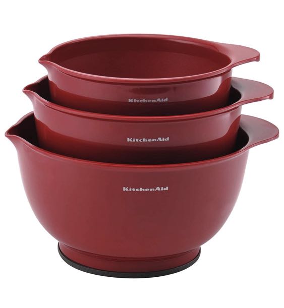 KitchenAid Mixing Bowl, Set of 3, Empire Red, TV & Home Appliances ...