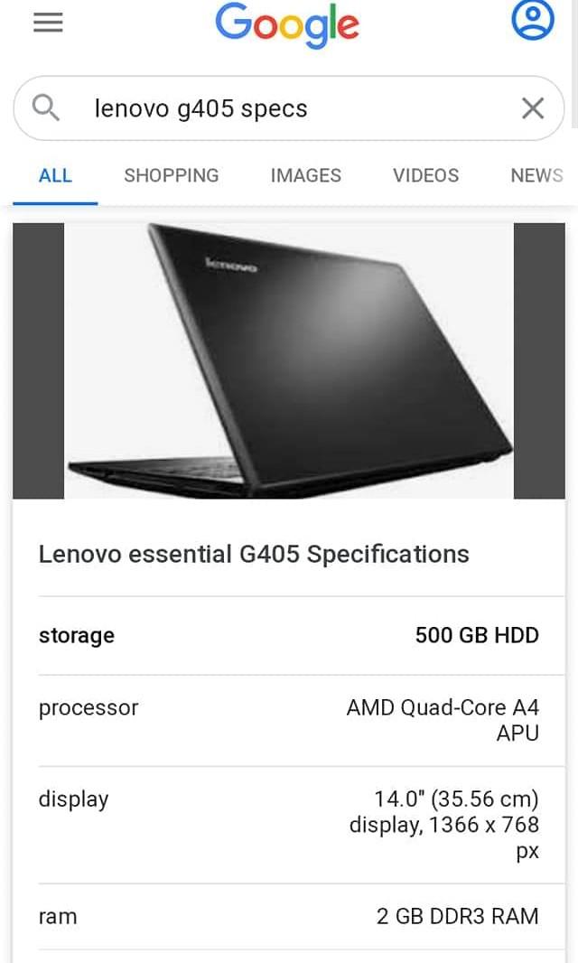 Lenovo G405