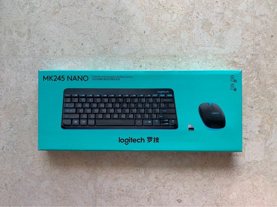 Logitech Mk245 Nano Wireless Keyboard And Mouse Combo Computers And Tech Parts And Accessories