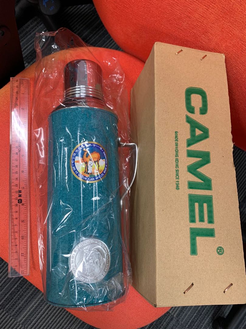 駱駝牌 Camel Vacuum Flask 香港製造 絶響 made in Hong Kong 超罕有顏色經典懷舊暖水壺 ...