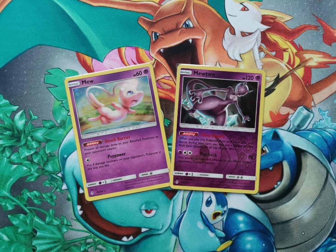 Mew & mewtwo - Pokemon TCG Unbroken Bonds, Toys & Games, Board Games ...