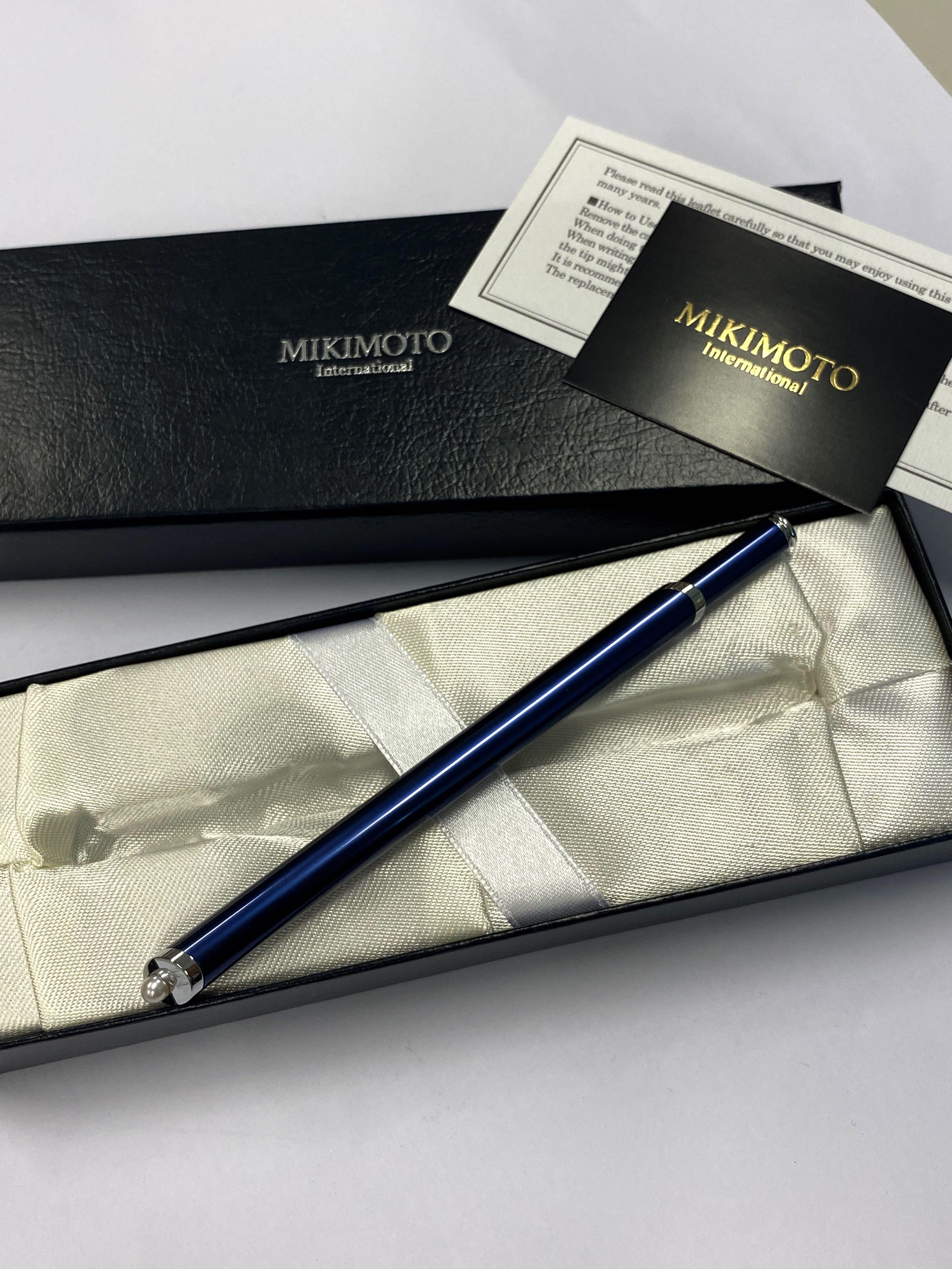 Mikimoto ball-point pen with pearl Japan gift 日本珍珠筆, 興趣及遊戲, 手作＆自家設計, 文具 ...