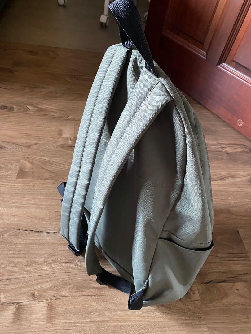 Muji Green Backpack, Men's Fashion, Bags, Backpacks on Carousell
