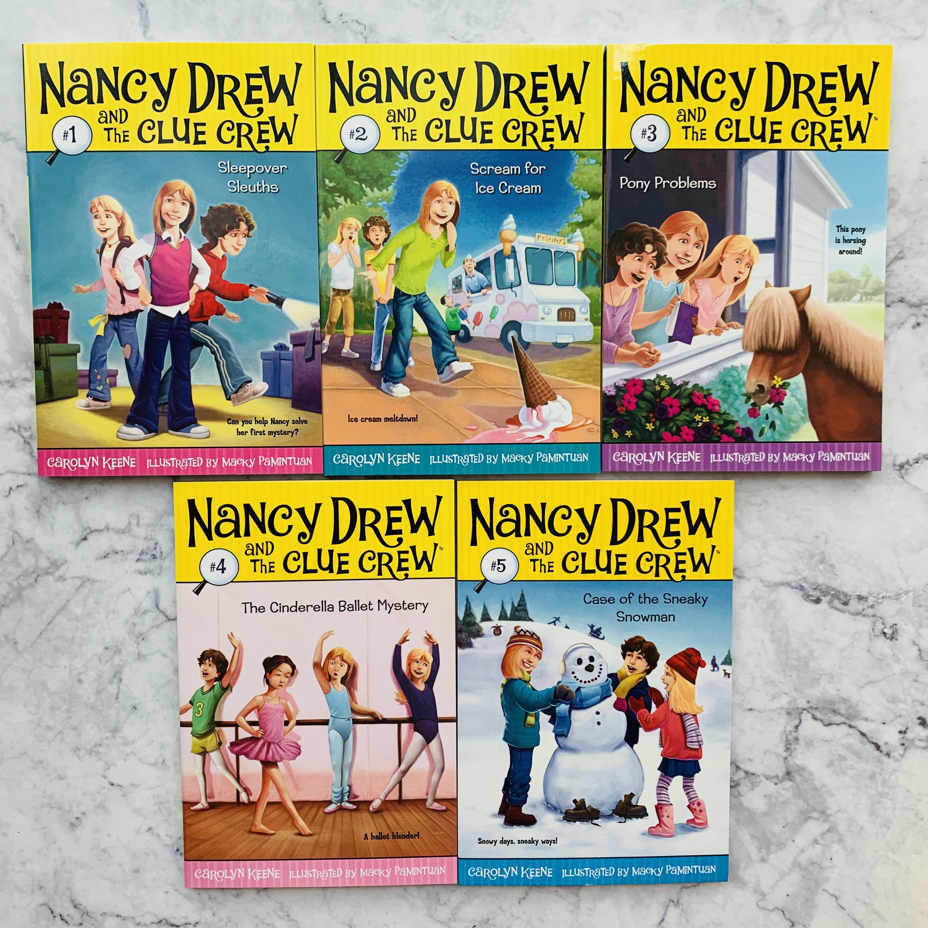 Nancy Drew and the Clue Crew (10 books), Hobbies & Toys, Books ...
