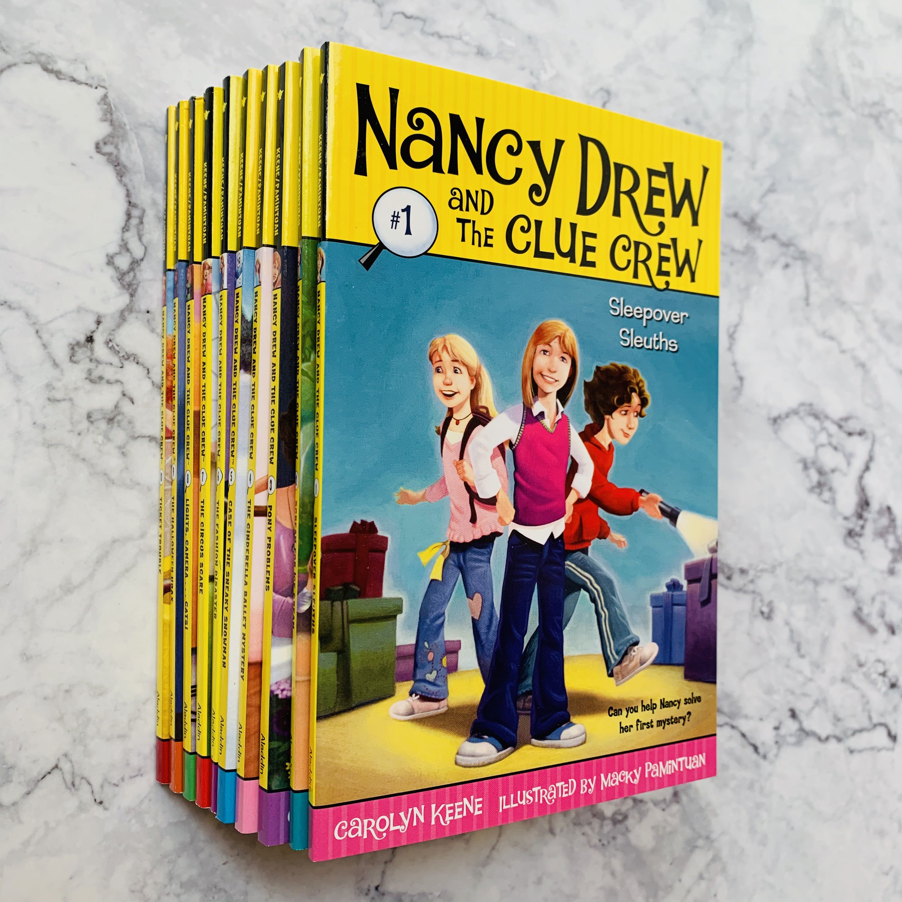 Nancy Drew and the Clue Crew (10 books), Hobbies & Toys, Books ...