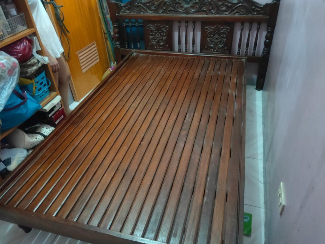 Narra Bed frame, Furniture & Home Living, Furniture, Bed Frames ...