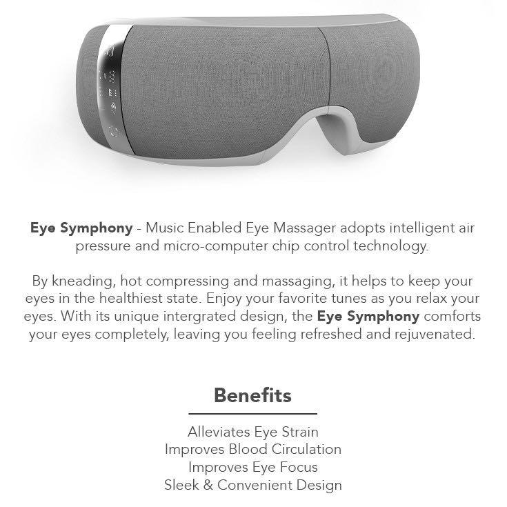 Ogawa Eye Symphony Massager, Health & Nutrition, Massage Devices on ...