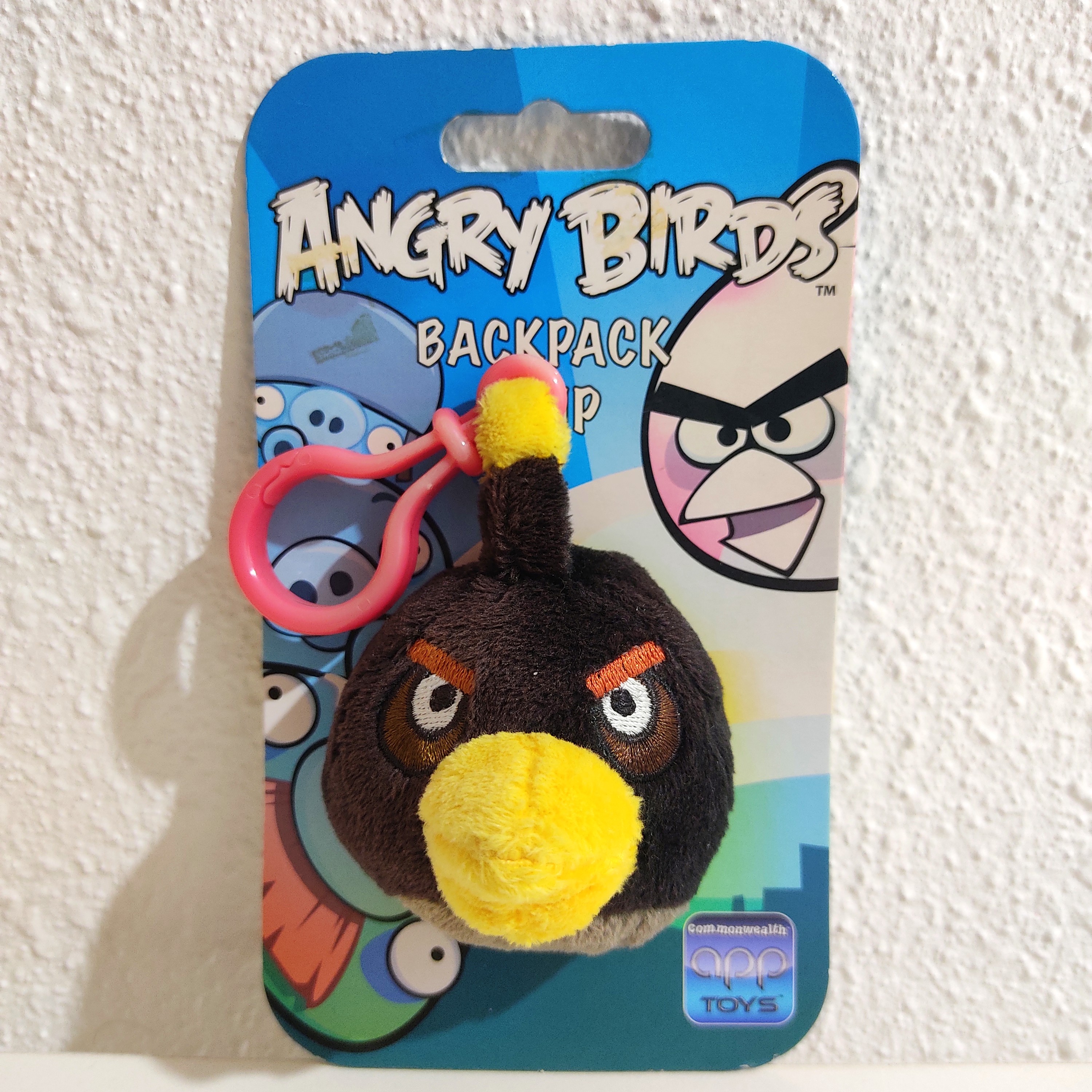 Original Angry Birds Timebomb (Black Bird) Backpack Clip, Hobbies ...
