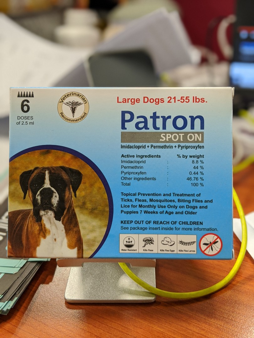 Patron Spot on (Large Dog 21-55lbs), Pet Supplies, Homes & Other Pet ...