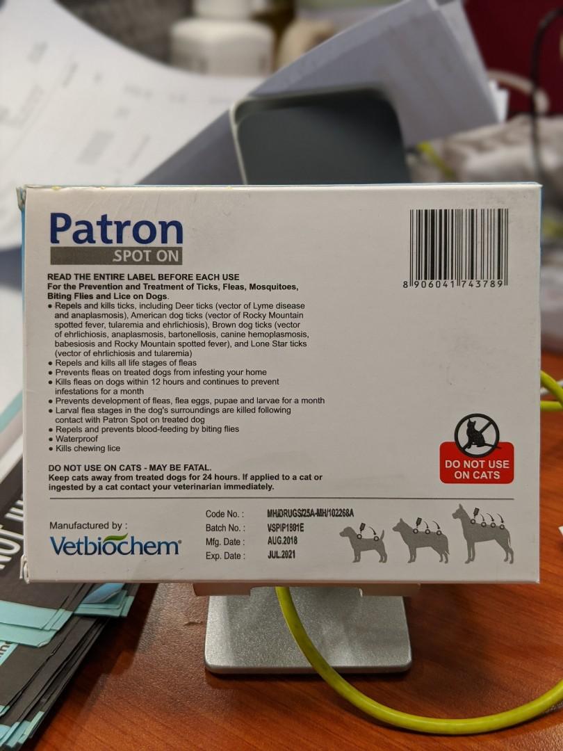 Patron Spot on (Large Dog 21-55lbs), Pet Supplies, Homes & Other Pet ...