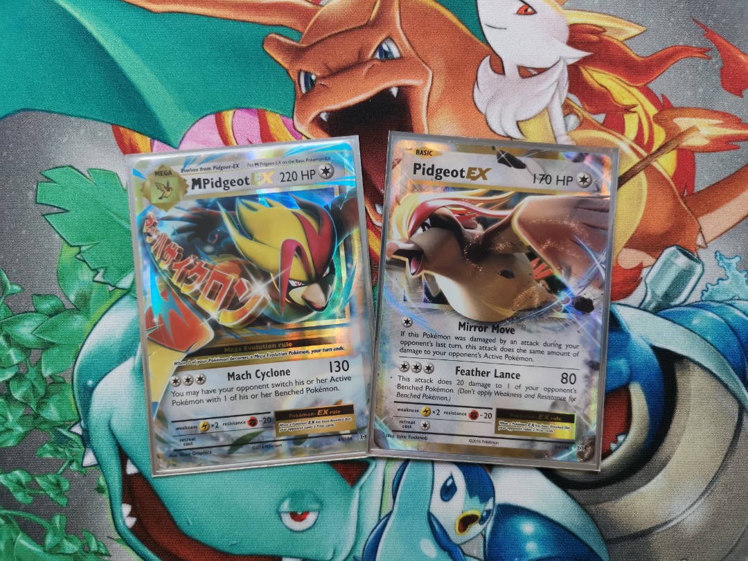 Pidgeot & M Pidgeot EX - Pokemon TCG XY Evolutions, Hobbies & Toys ...