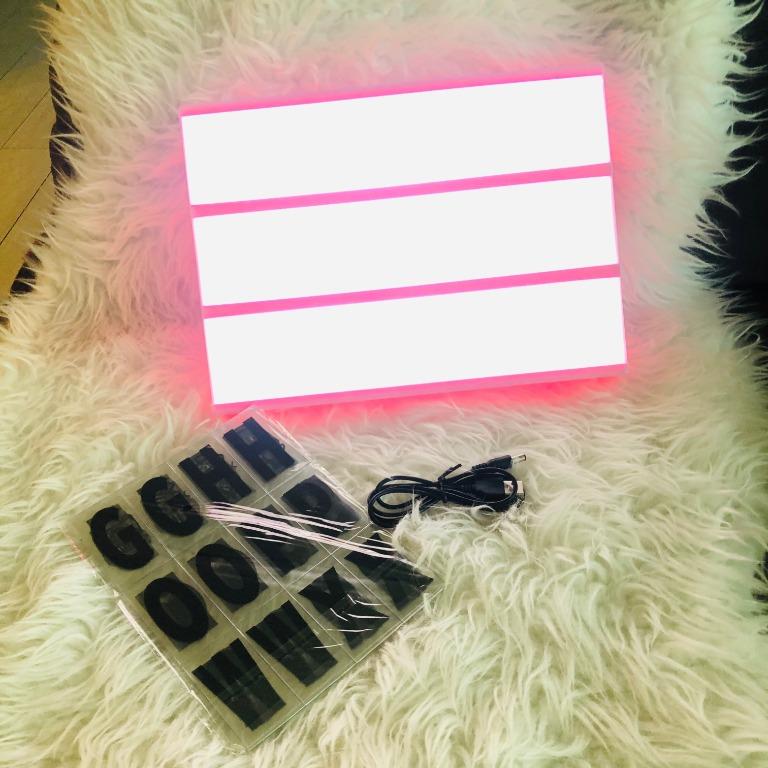 Valentine's Day | Celebration | PINK Light Box | A4 size Light Box ...