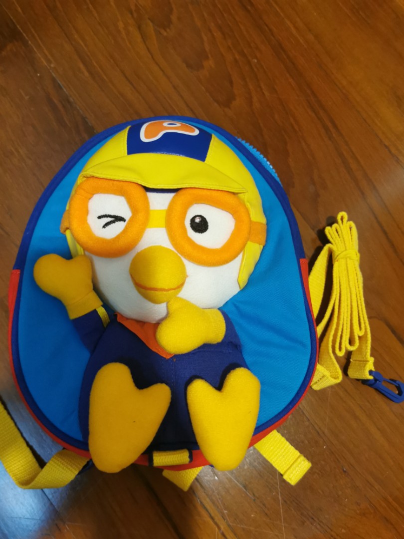 Pororo Backpack with Harness, Babies & Kids, Going Out, Diaper Bags ...