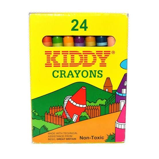 PREORDER Kiddy Crayons 16's 24's, Hobbies & Toys, Stationary & Craft ...