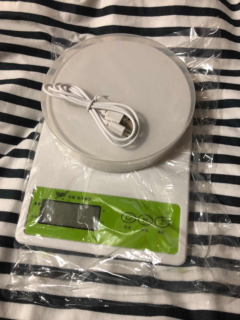 Rechargeable kitchen electronic scale, Furniture & Home Living ...