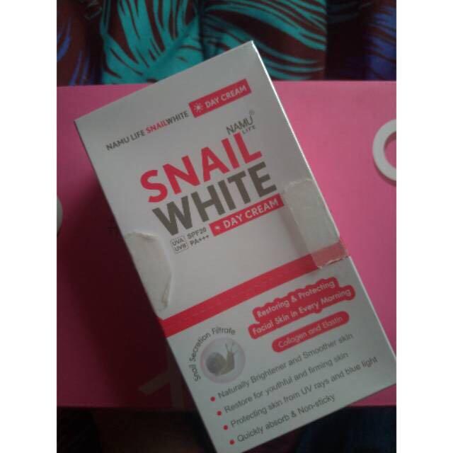 SNAIL WHITE NAMU LIFE 20 SPF, Kesehatan & Kecantikan, Kulit, Sabun ...