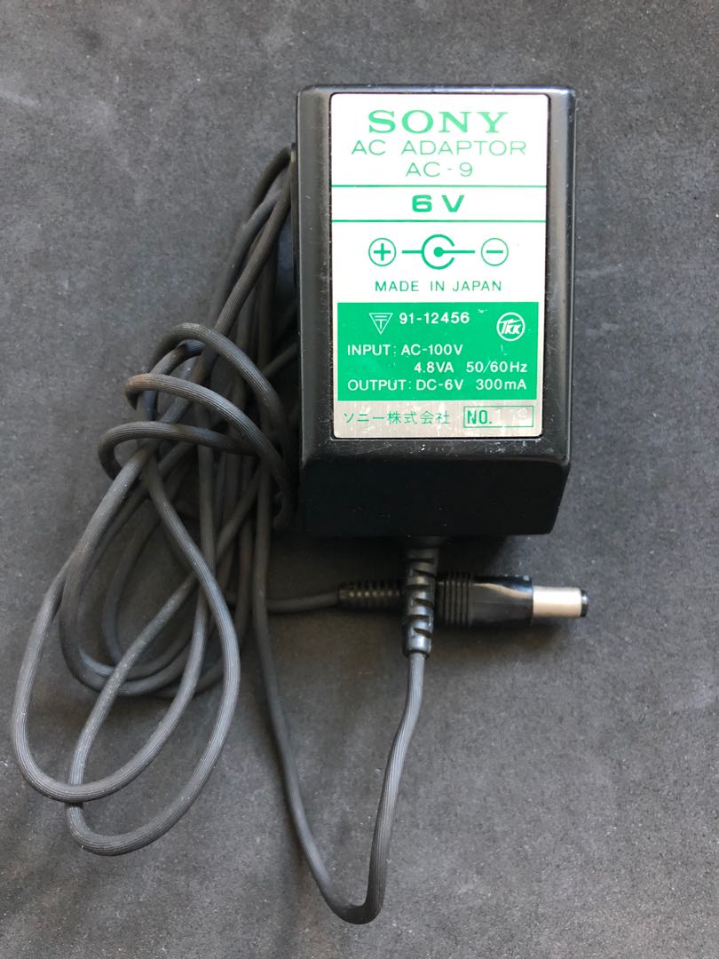 Sony Walkman Professional WM-D6C D6 TC-D5M TC-D5 PRO 罕有日本製造原裝專用火牛 變壓器 ...