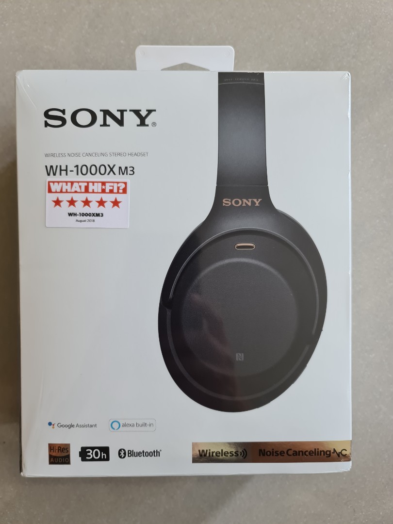 Sony WH-1000X M3 headset, Audio, Headphones & Headsets on Carousell