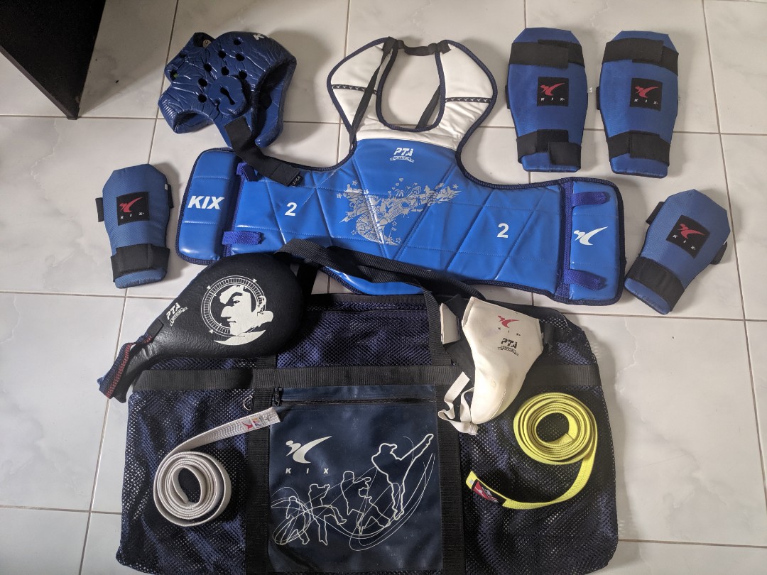 Kix Taekwondo armor kit and etc., Sports Equipment, Other Sports ...