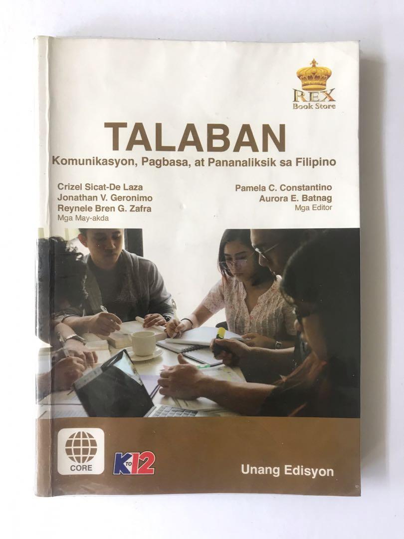 TALABAN filipino book, Hobbies & Toys, Books & Magazines, Textbooks on ...