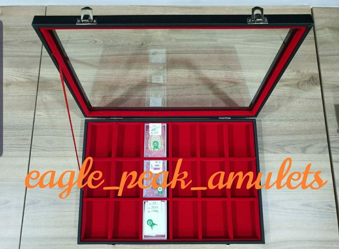 Thai Amulet Display box 18 slot Red, Hobbies & Toys, Memorabilia ...