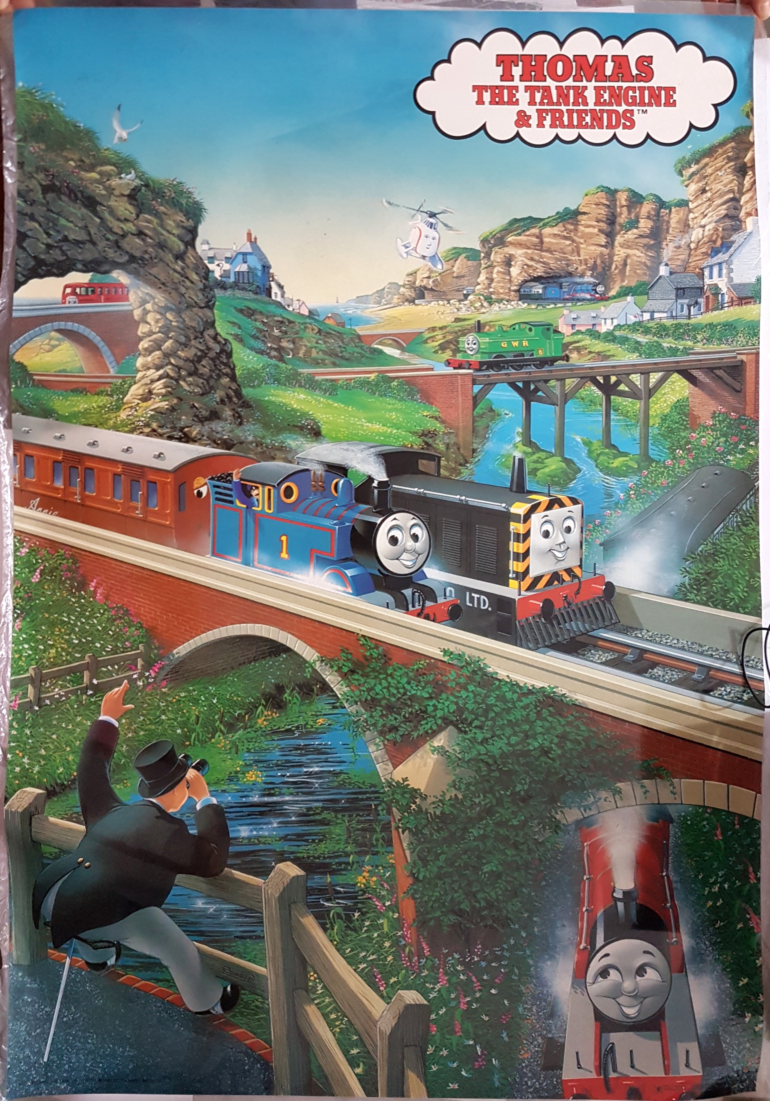 Thomas and Friends Poster (Laminated), Hobbies & Toys, Toys & Games on ...