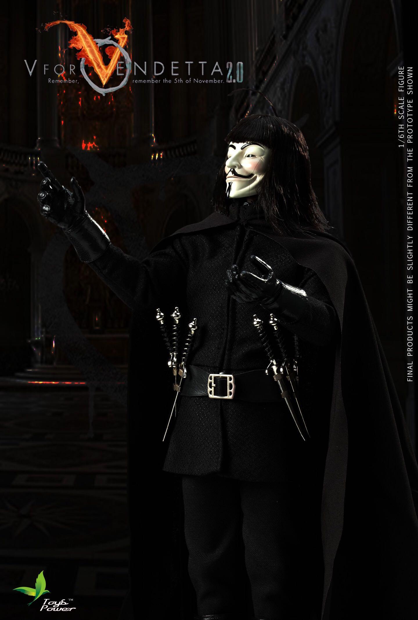Toys Power CT013 V for VENDETTA 2.0 1/6 Figure, Toys & Games, Bricks ...