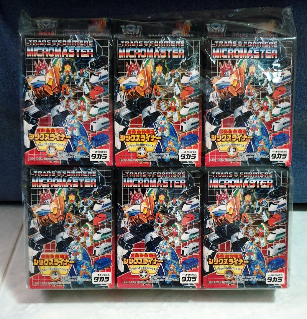 Takara Transformers Micromaster - Six liner train combiner, Hobbies ...