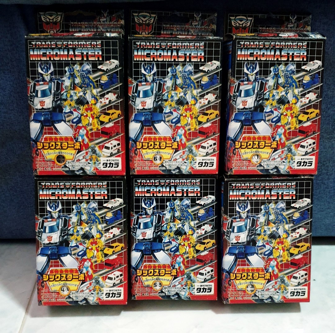 Takara Transformers Micromaster Six-Turbo Combiner, Hobbies & Toys ...