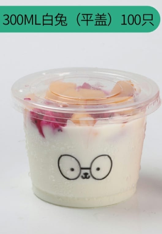 Transparent Round Pudding Cup Dessert Cup, Furniture & Home Living ...