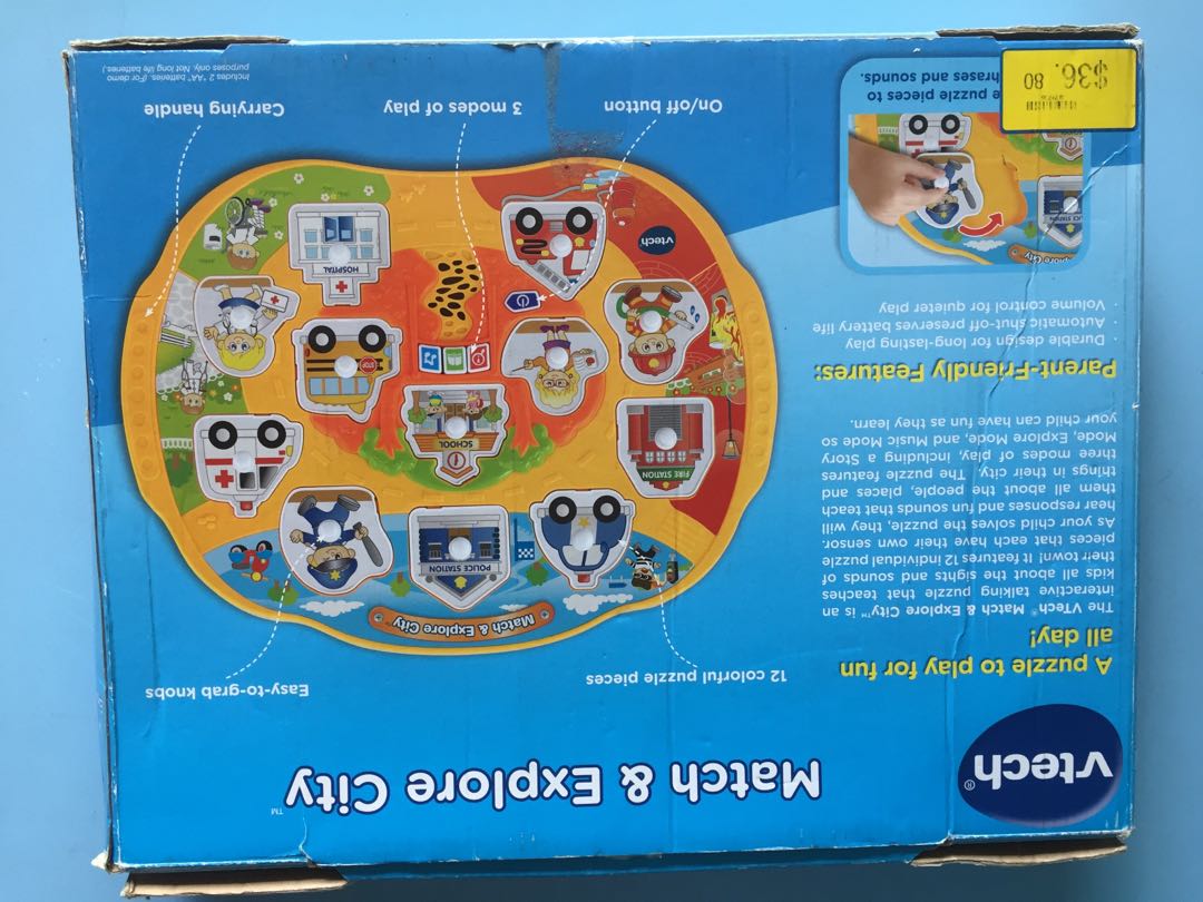 Vtech- March and explore City, Babies & Kids, Infant Playtime on Carousell